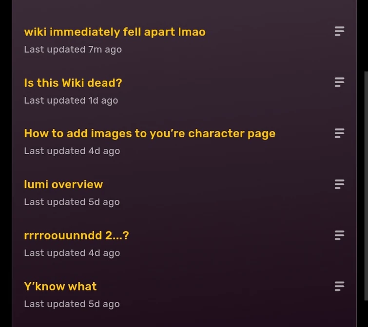 wikis have died | Fandom