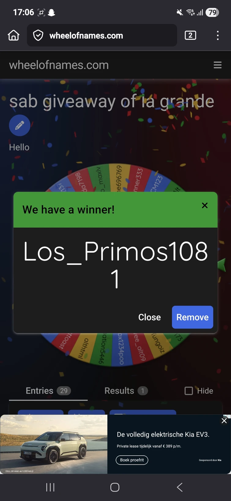 Here is proof of giveaway winner | Fandom