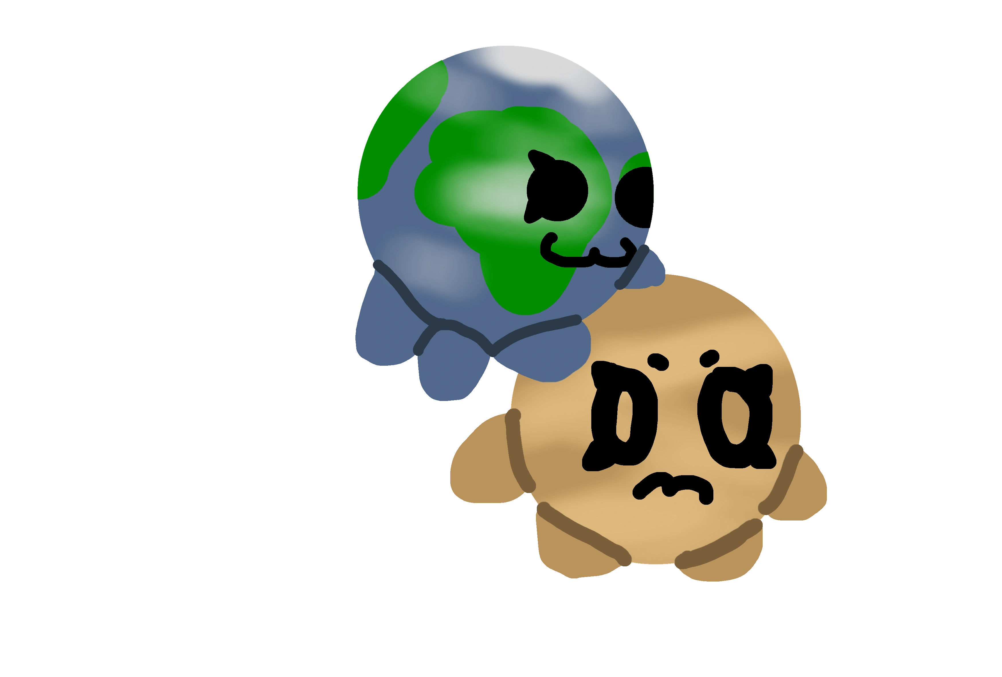 Making monsters based off of the solar system part 3.Venus and earth ...