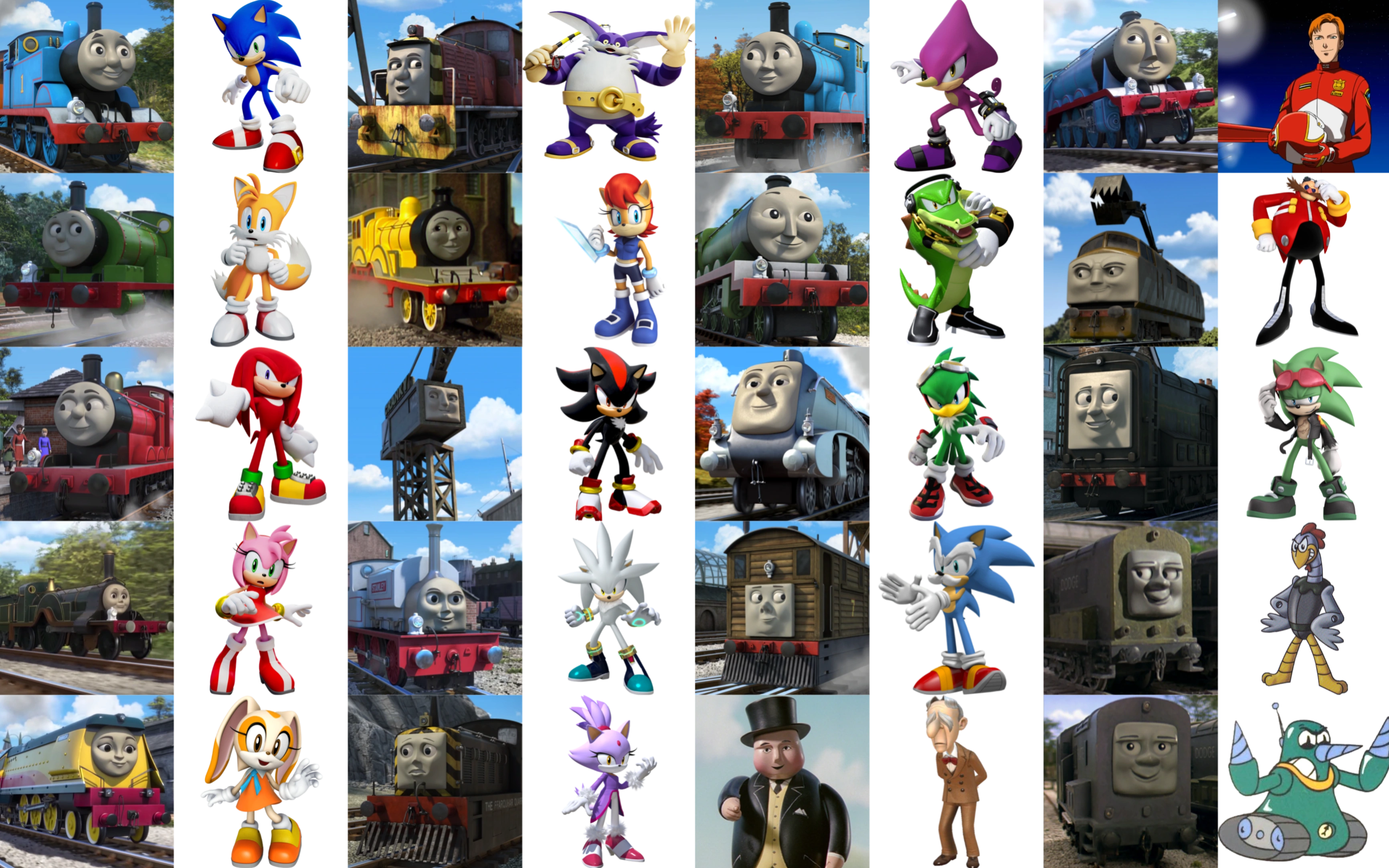 Sonic characters as Thomas & Friends characters | Fandom