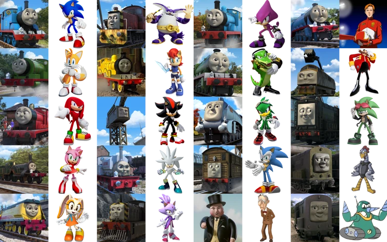 Sonic characters as Thomas & Friends characters | Fandom
