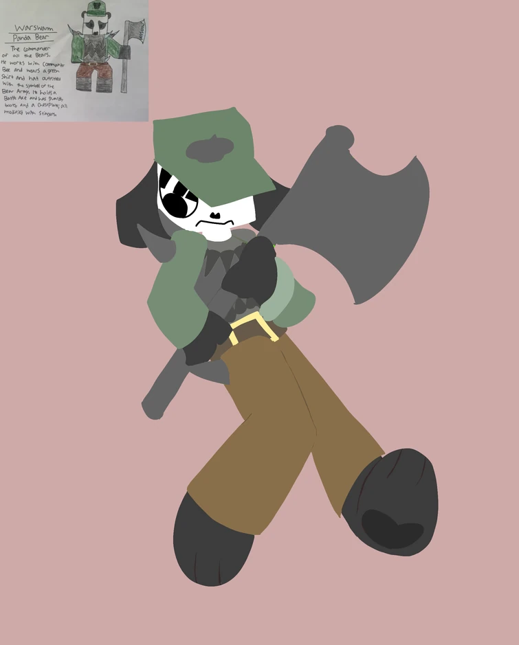 Fanart if warswarm dapper bear | Fandom