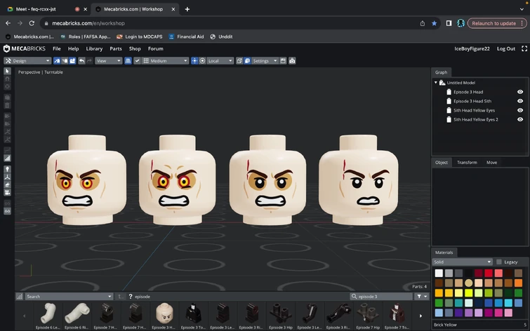 All Of My Custom Anakin Heads | Fandom