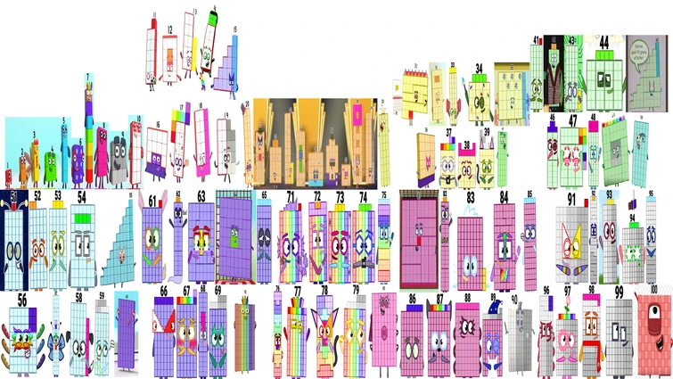 numberblocks from 1-100 | Fandom
