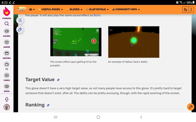 Guys hallowjack target value is still here | Fandom