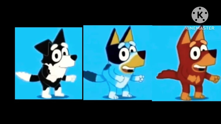 I made Bluey Mackenzie and Rusty Dances to Here we Go Again | Fandom