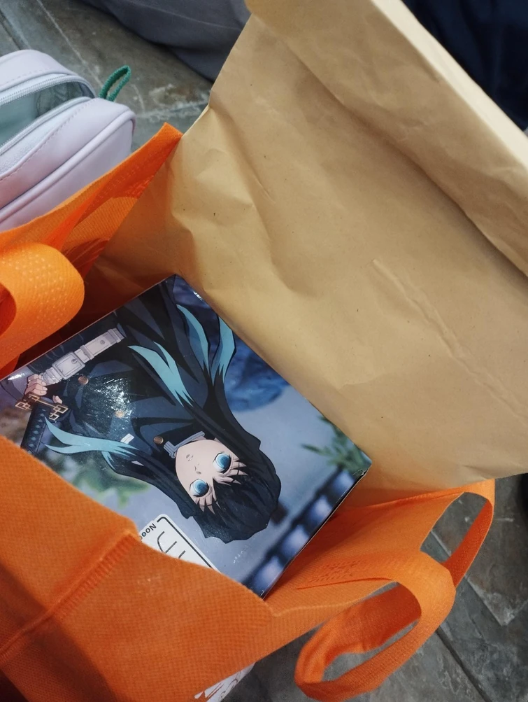 I won a muichiro figure payed five dollars and I was literally ...