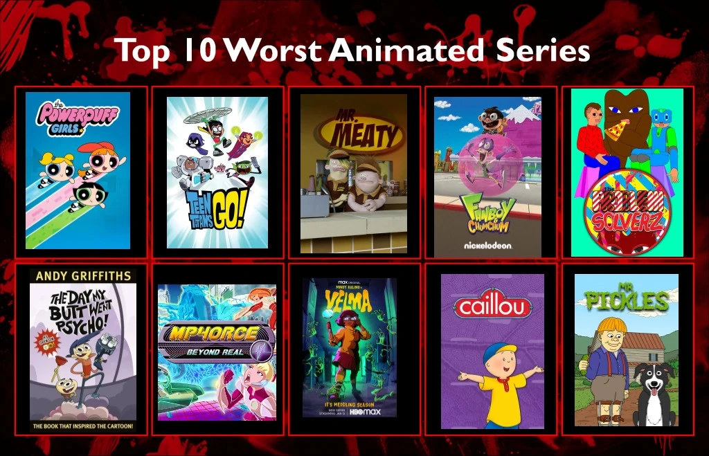Hwarae959's Top 10 Worst Animated Shows List 2024 | Fandom