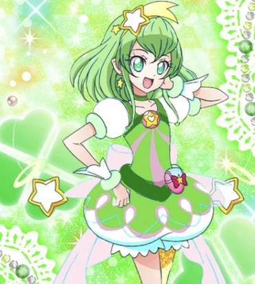 Which of my forest green Cure Milky edits look better? | Fandom