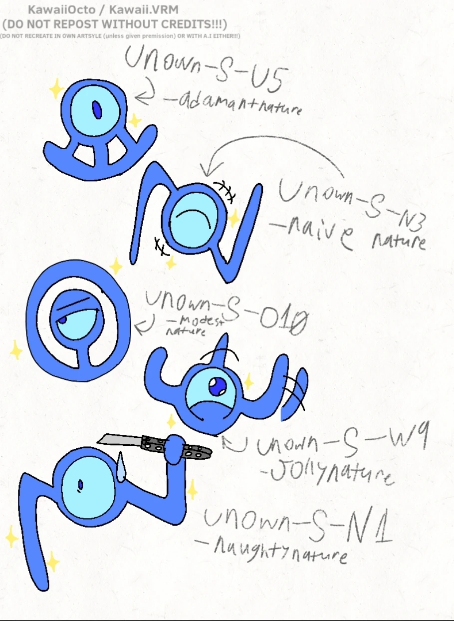 CONCEPT: Ethan's Unown...but SHINY | Fandom
