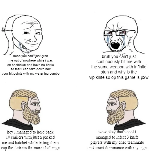 this is the difference between good players and toxic ones cry about it ...