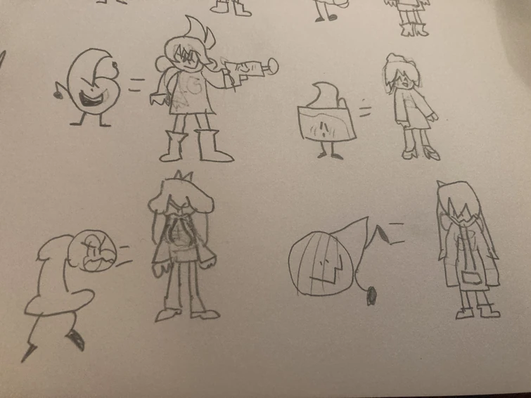 Post humanized bfdi characters | Fandom