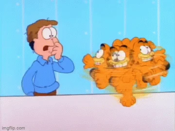 I found Garfield spinning | Fandom
