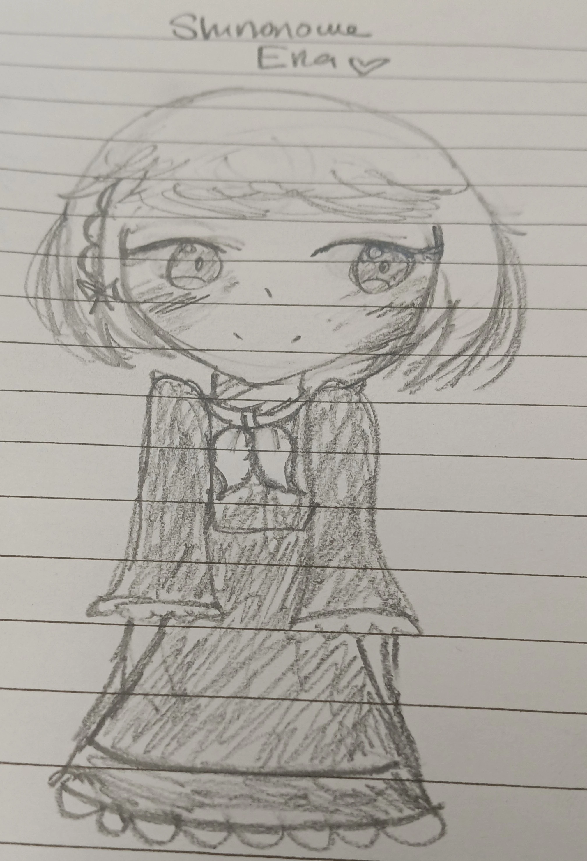 An Ena Drawing I drew during One of my Classes | Fandom