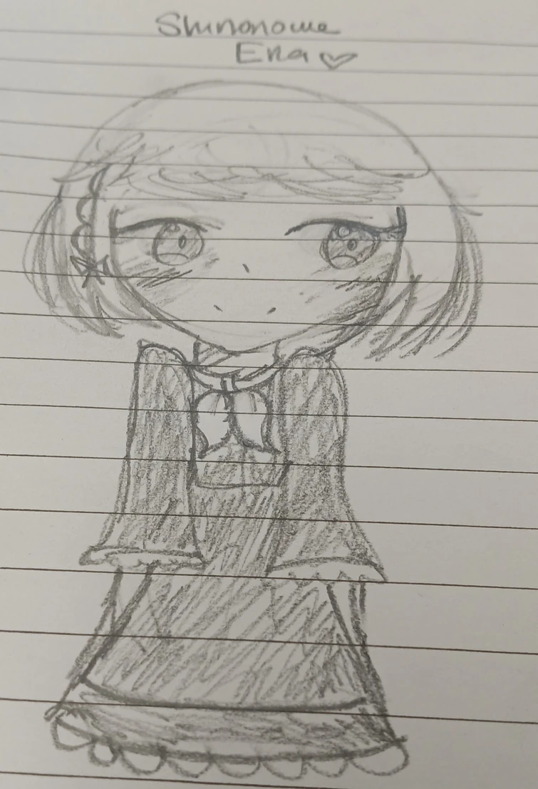 An Ena Drawing I drew during One of my Classes | Fandom