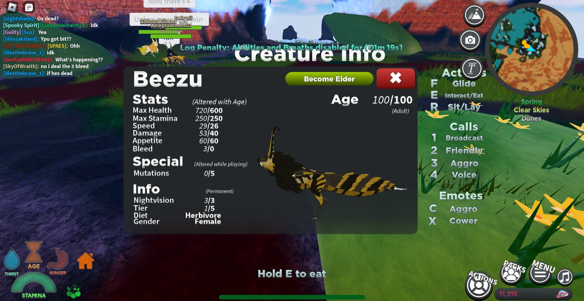 Why does my beezu do 3 bleed- | Fandom