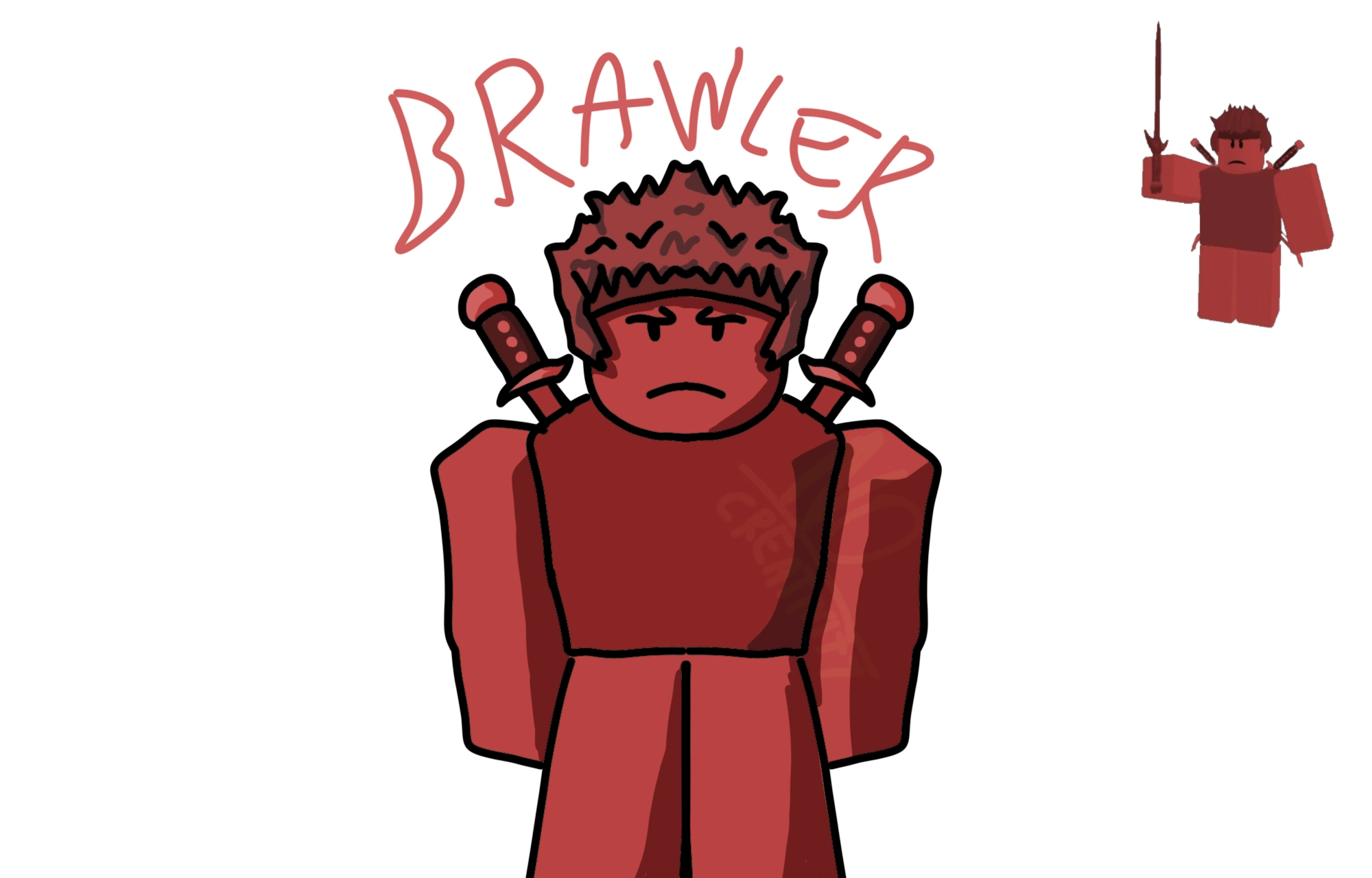 Shedletsky skin idea - Brawler | Fandom