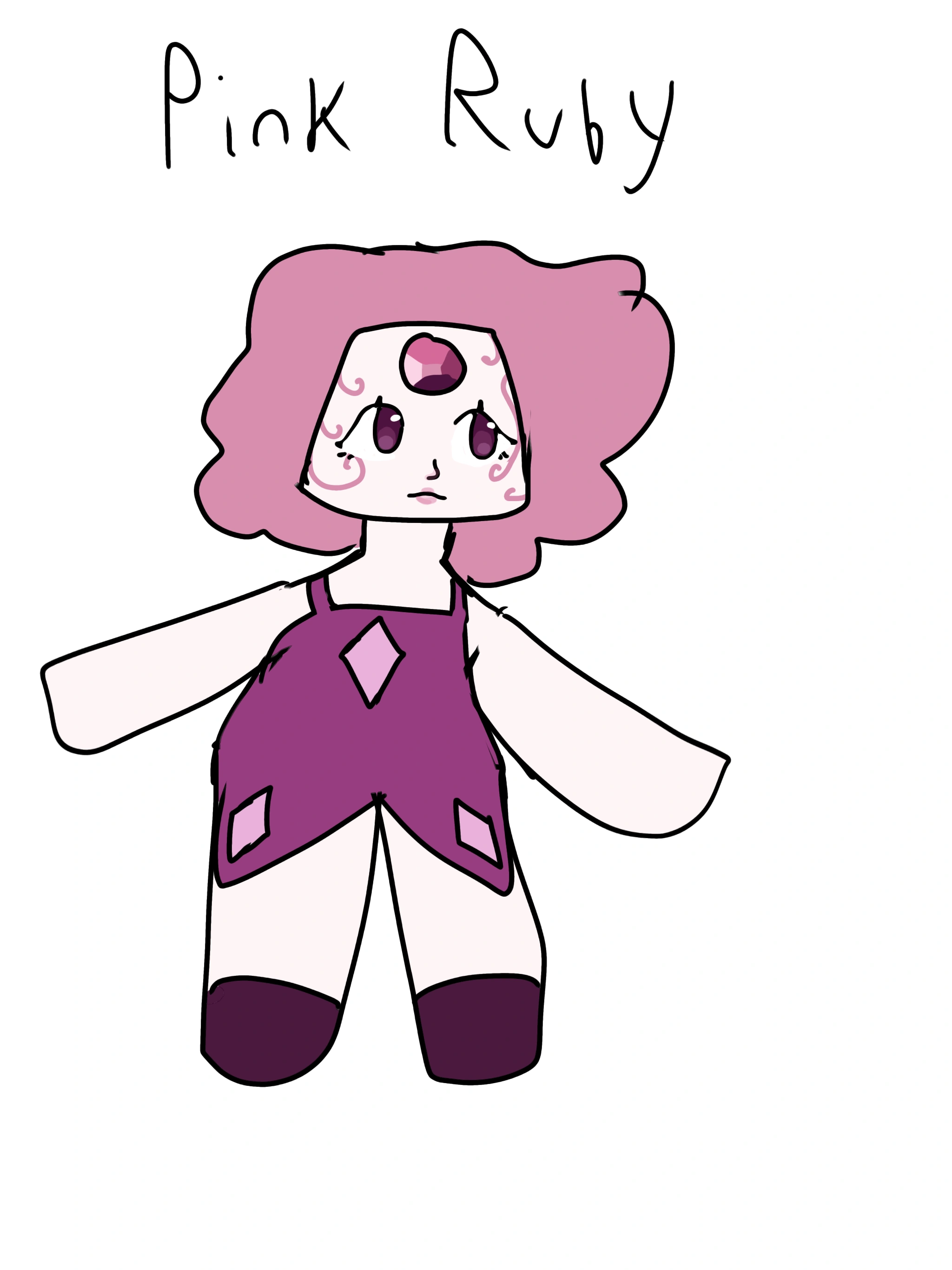 Mmm here wiki, a Ruby oc and me as a gem! | Fandom