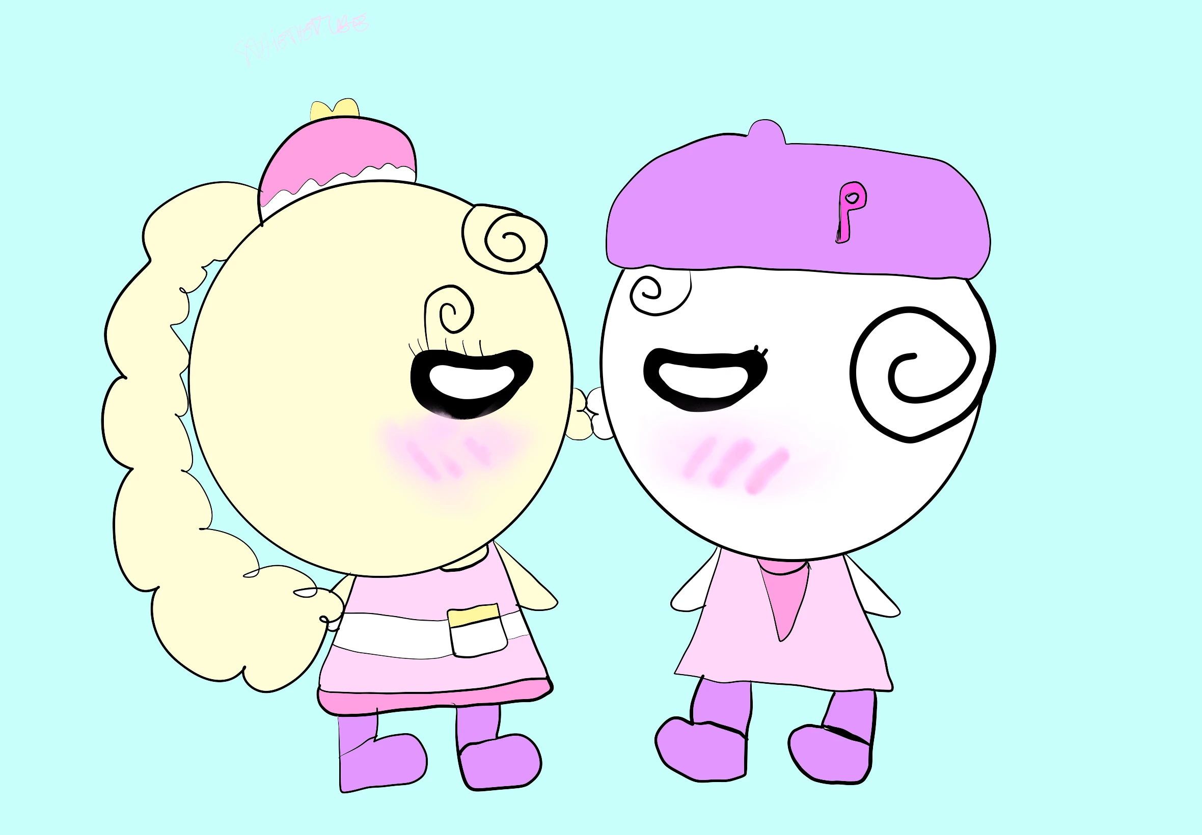 I drew a picture of Pianitchi and Coffretchi! | Fandom