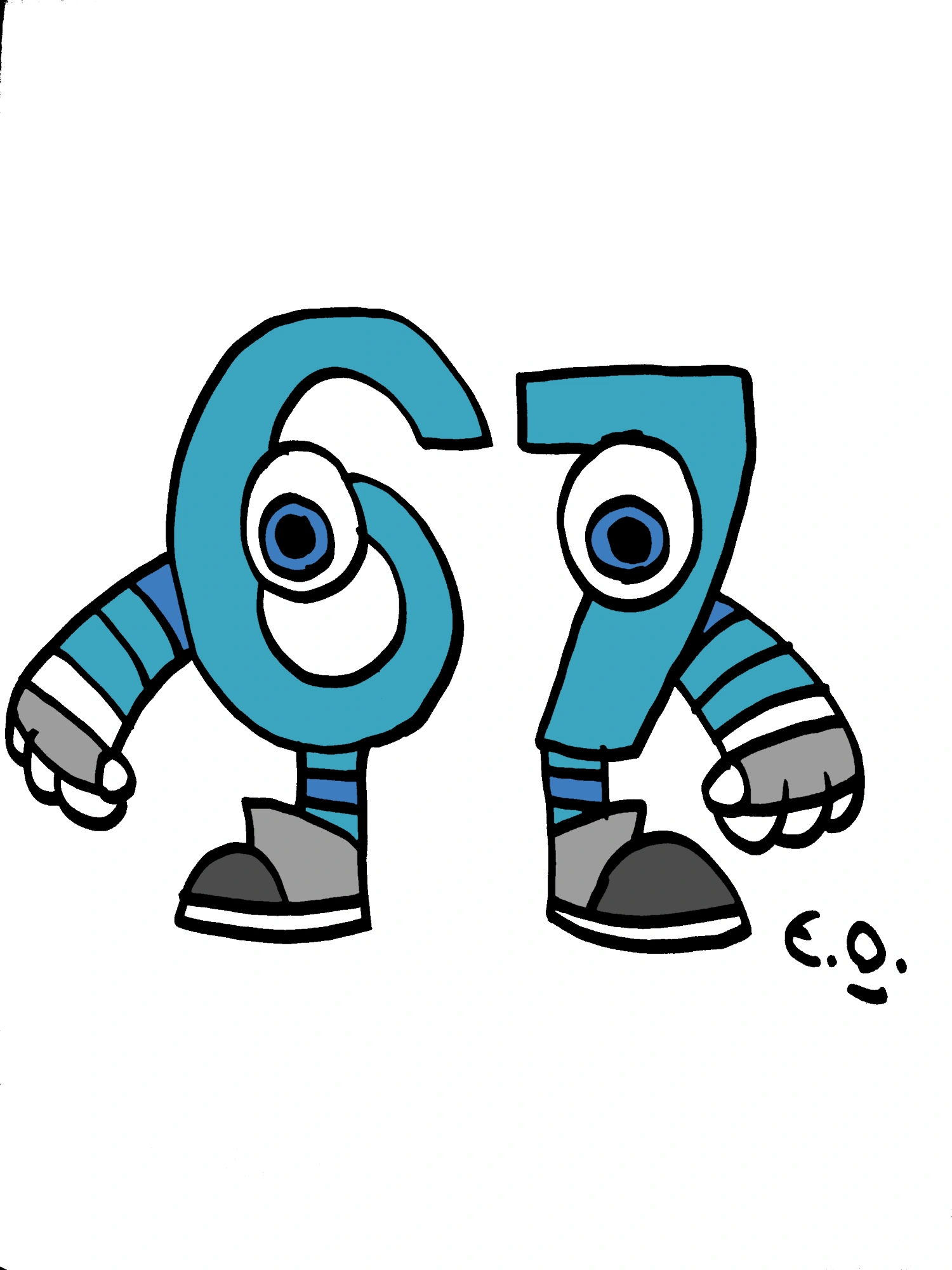My drawing of 67 | Fandom