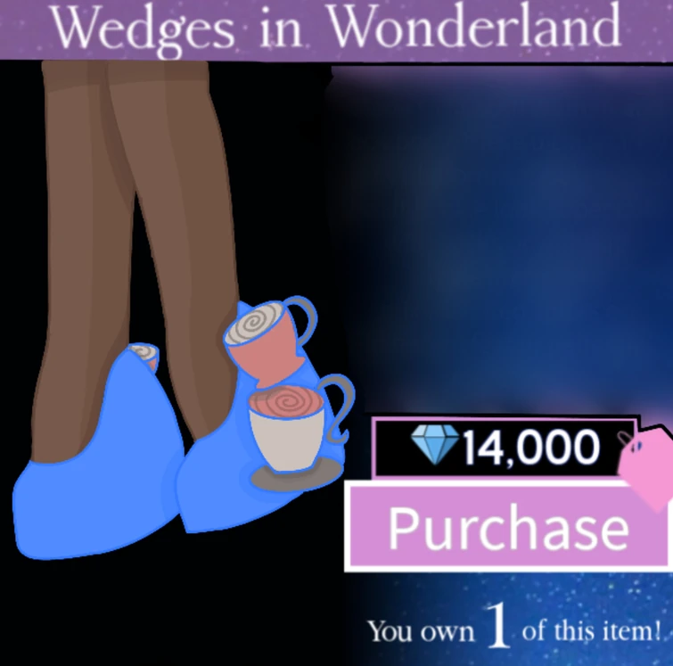 A super quick concept redesign for the “Wedges in Wonderland”! | Fandom