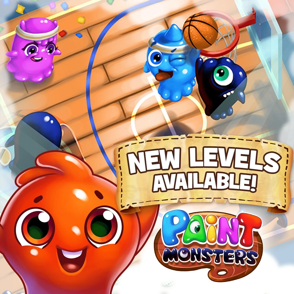 A mixels rip off app I found made by Jam City/SGN called paint monsters ...