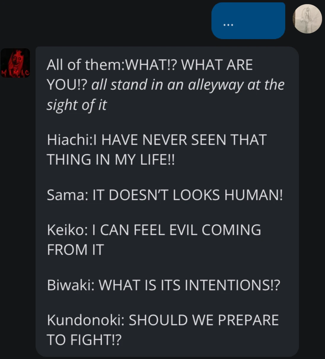 help what is this c.ai the mimic bot 😭 | Fandom