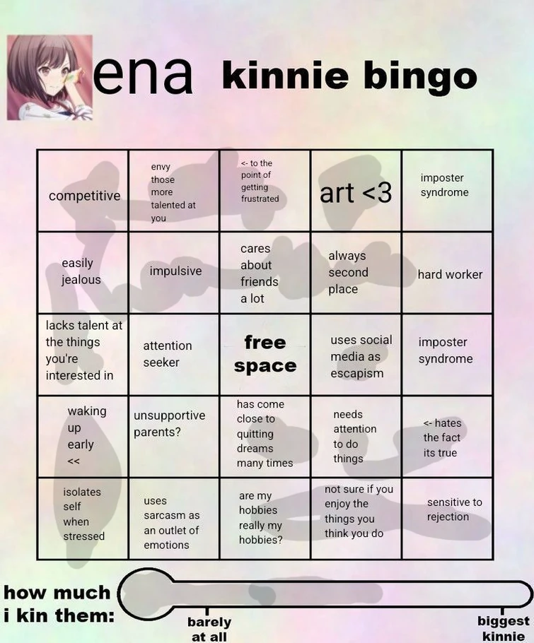 my n25 kinnie bingo | Fandom