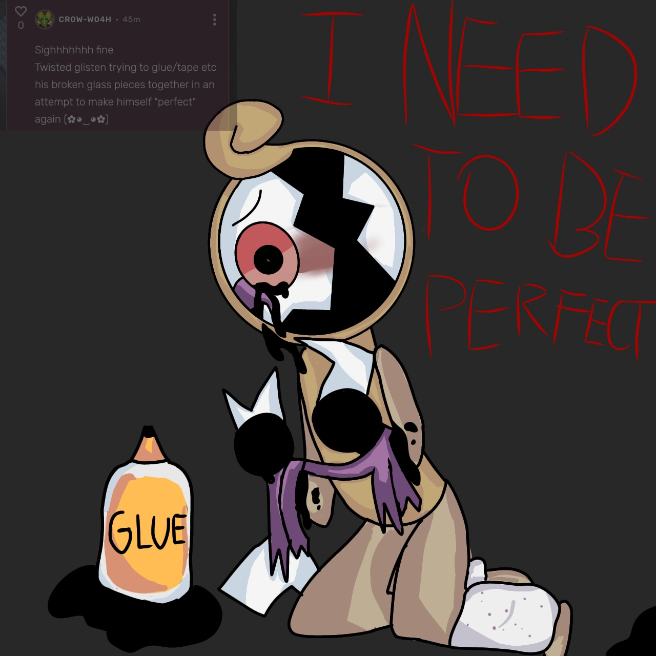 T. Glisten Angst | Fandom