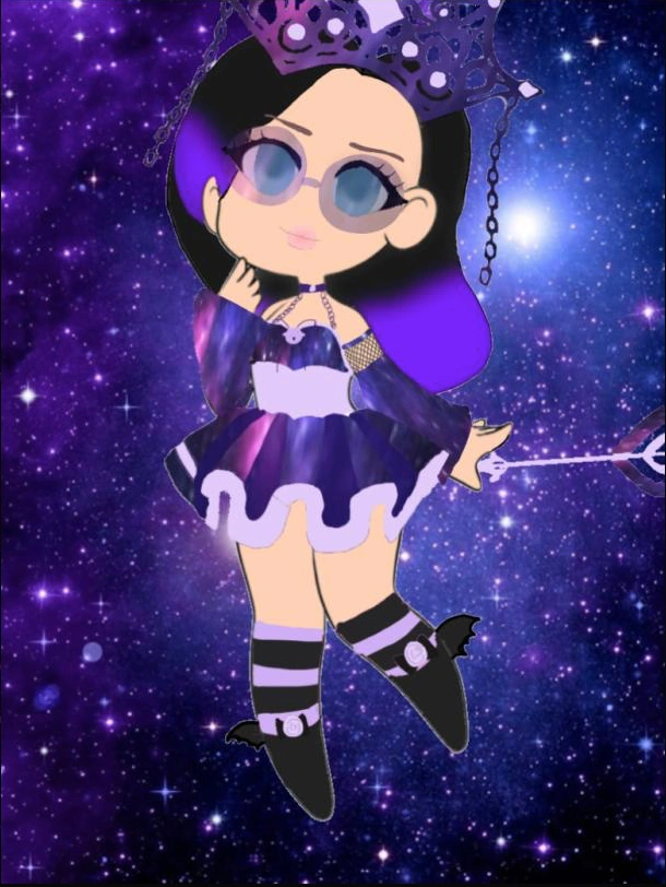 I drew my rh character :D ( i used a base since im bad at drawing ...