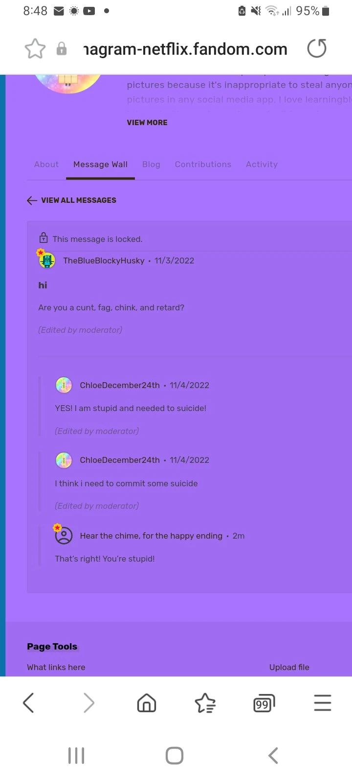 Someone edited our comments in another wiki! | Fandom