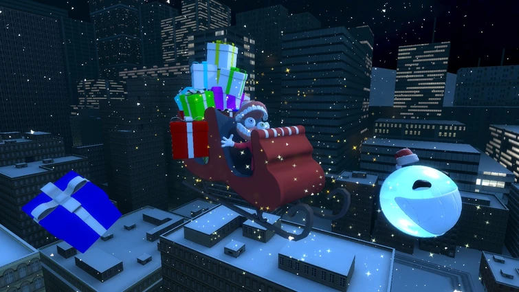 Caine and Bubble delivering the Christmas presents! | Fandom