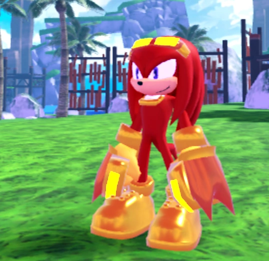 I got gold style knuckles in sonic RP world! | Fandom