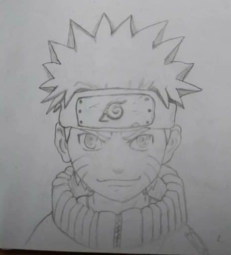 Drawing of Naruto.. | Fandom