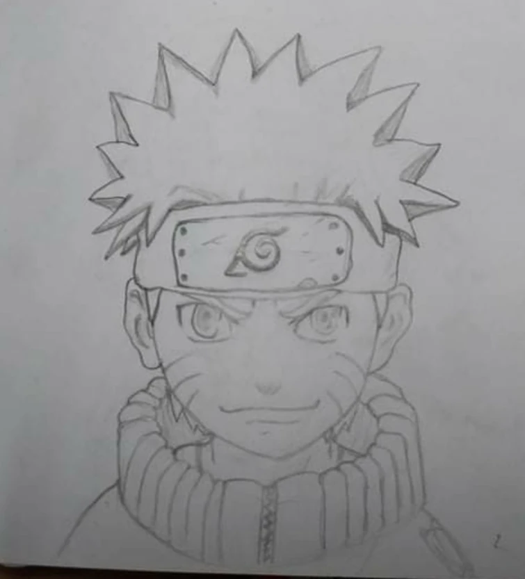 Drawing of Naruto.. | Fandom