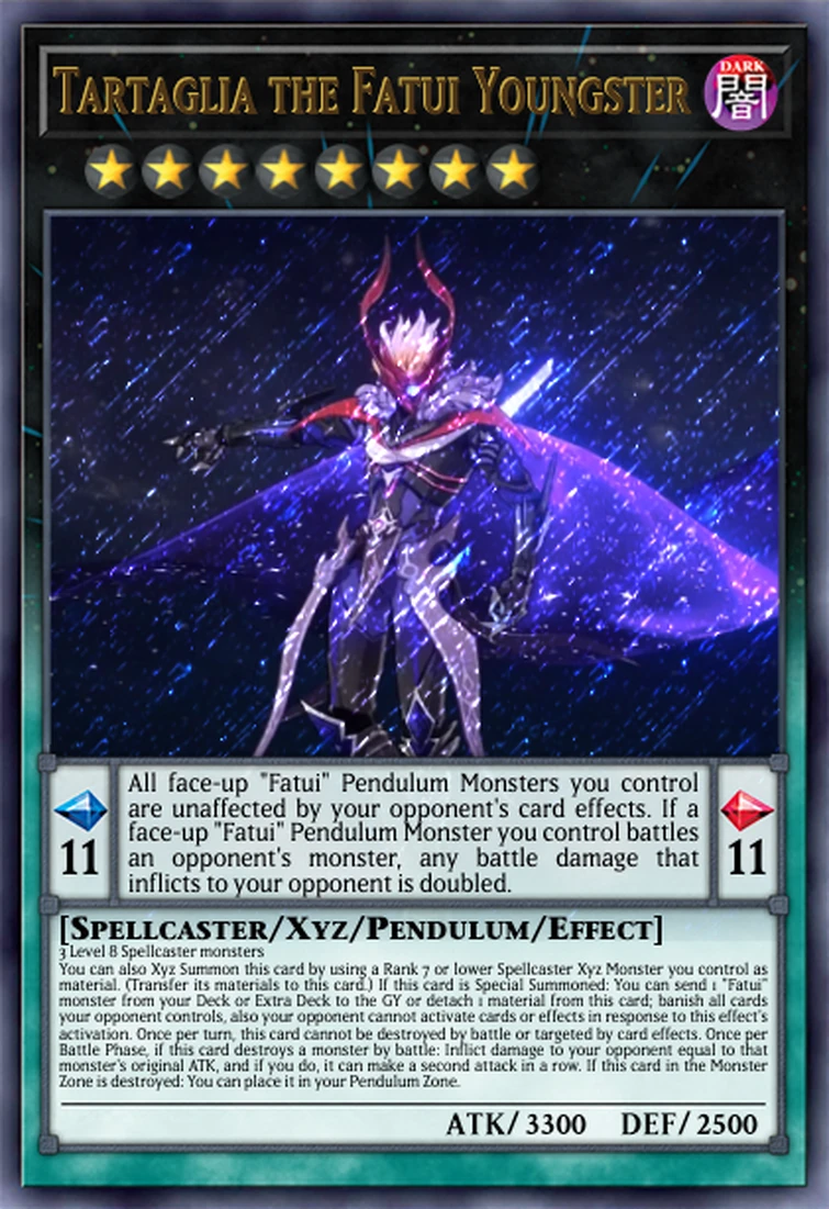 "Fatui" Card [GI-EN001] - First Pendulum Monster | Fandom