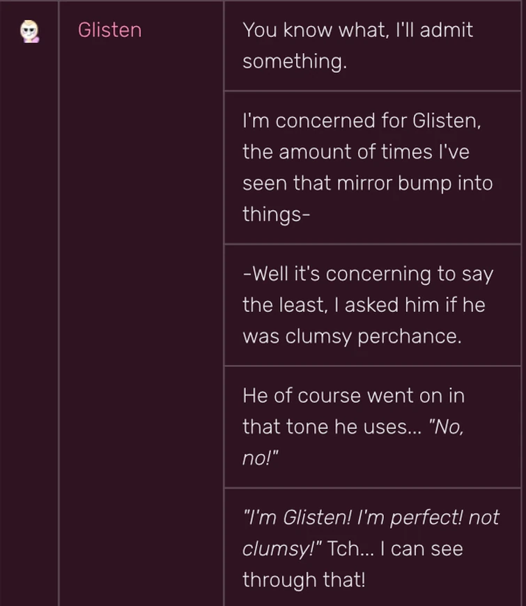 GUYS IM BACK ON MY “GIVE GLISTEN GLASSES” PROPOGANDA/silly | Fandom