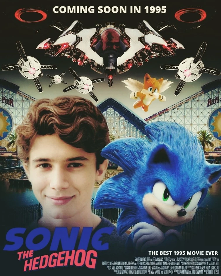 Sonic The Hedgehog Movie Edit With Josh Pinski's Posters (With 1995's ...