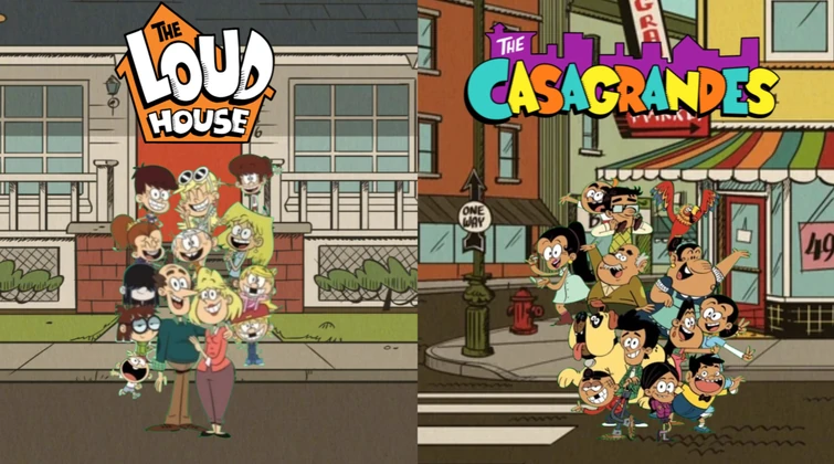 Here's my Loud House & Casagrandes wallpaper I made with Lincoln ...