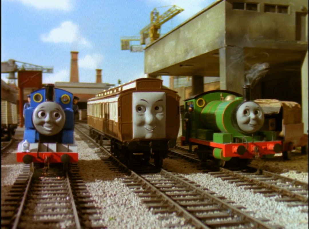 The Fat Controller told Thomas and Percy they would be working at the ...