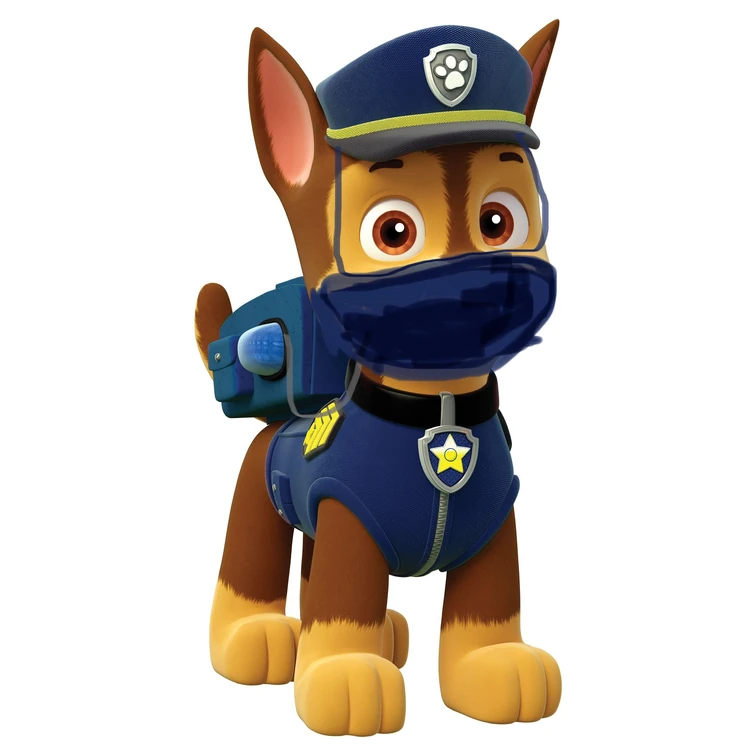 Marshall and chase with oxygen masks | Fandom