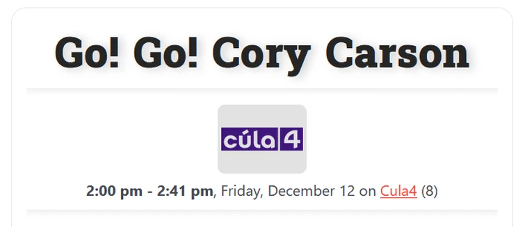 Irish dub of "The Chrissy" to be airing on Cula4 on December 12th. | Fandom