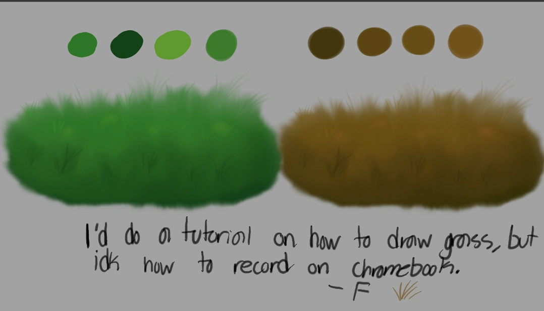 Plains grass changing color. (Does it look like the in-game grass ...