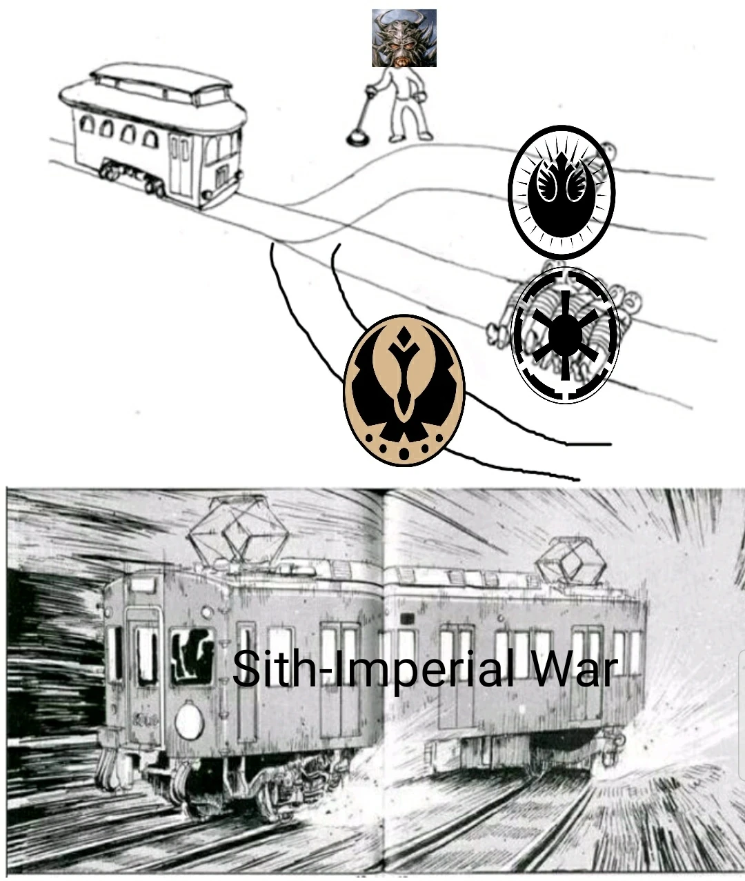 Star Wars multi track drifting:The galaxy writhes in chaos and disorder ...