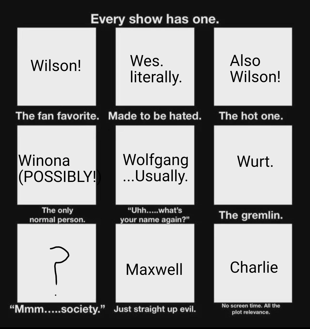 Dst "Every show has one"! | Fandom