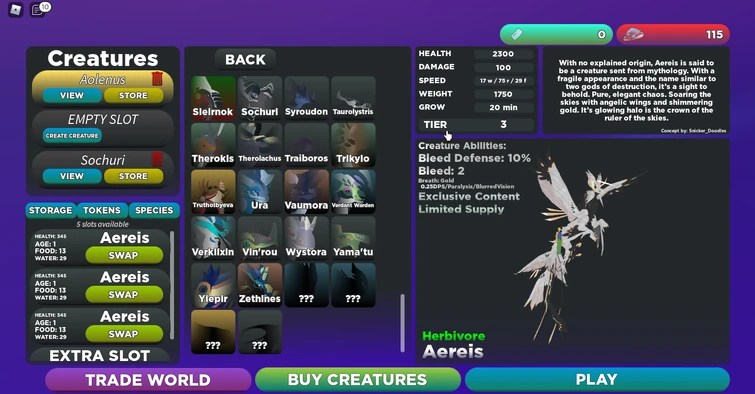 5 years of Creatures of Sonaria, a discussion of the game over time ...