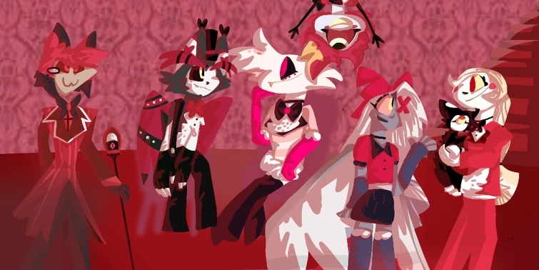 Drew the main Hazbin Cast! (Pentious purposely left out) | Fandom