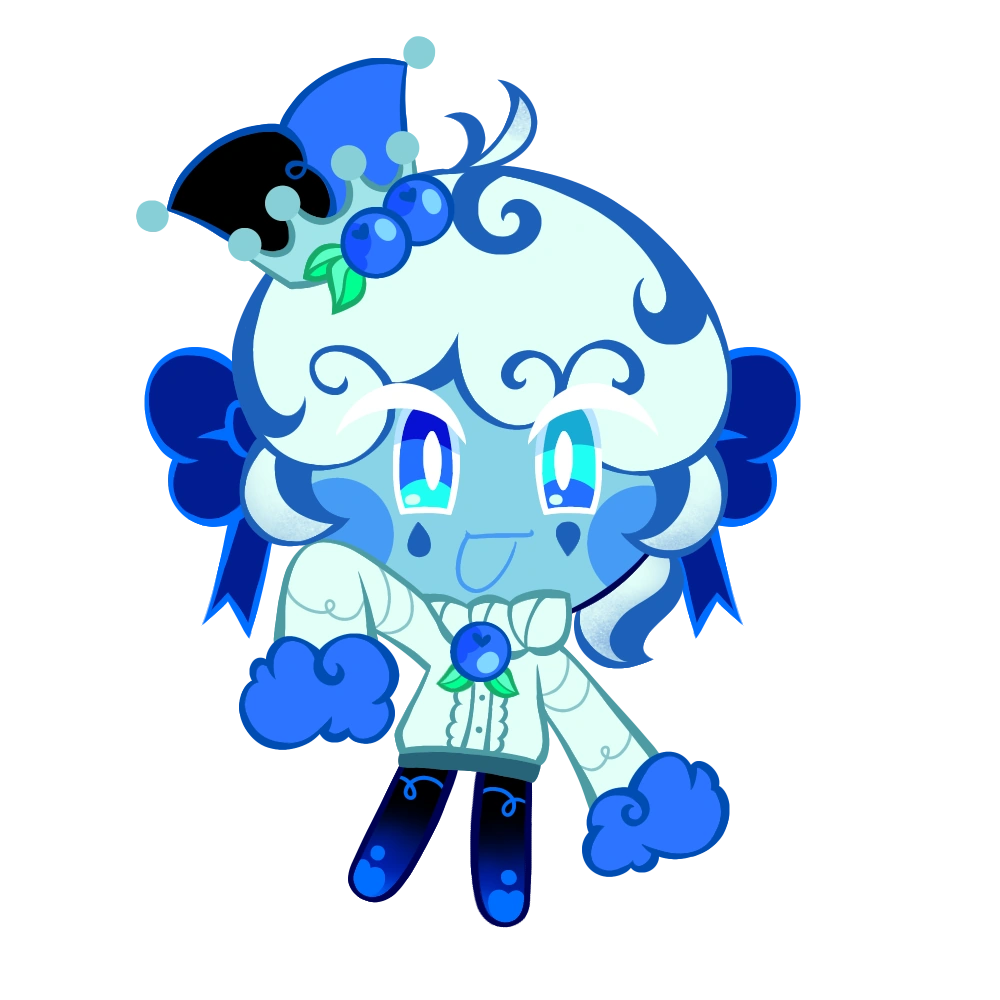 Finished Design of Blueberry Jester Cookie | Fandom