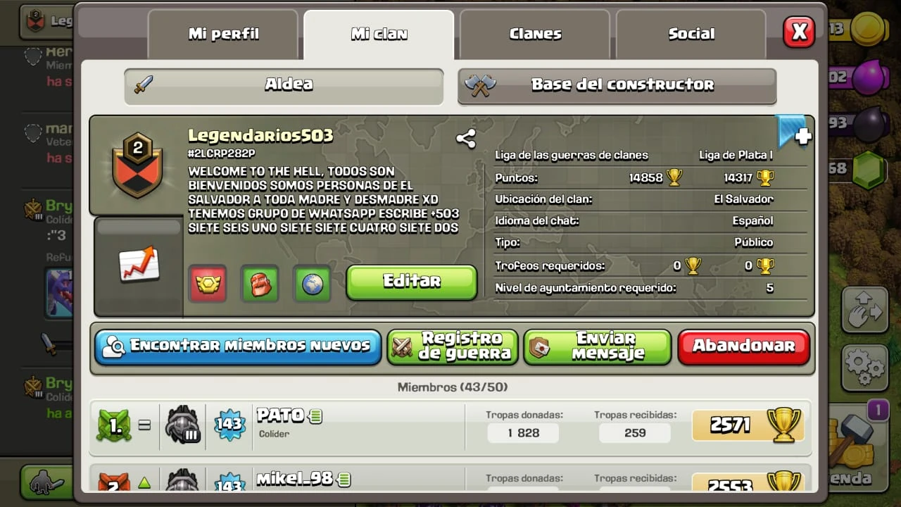 Reclutamiento CoC | Fandom