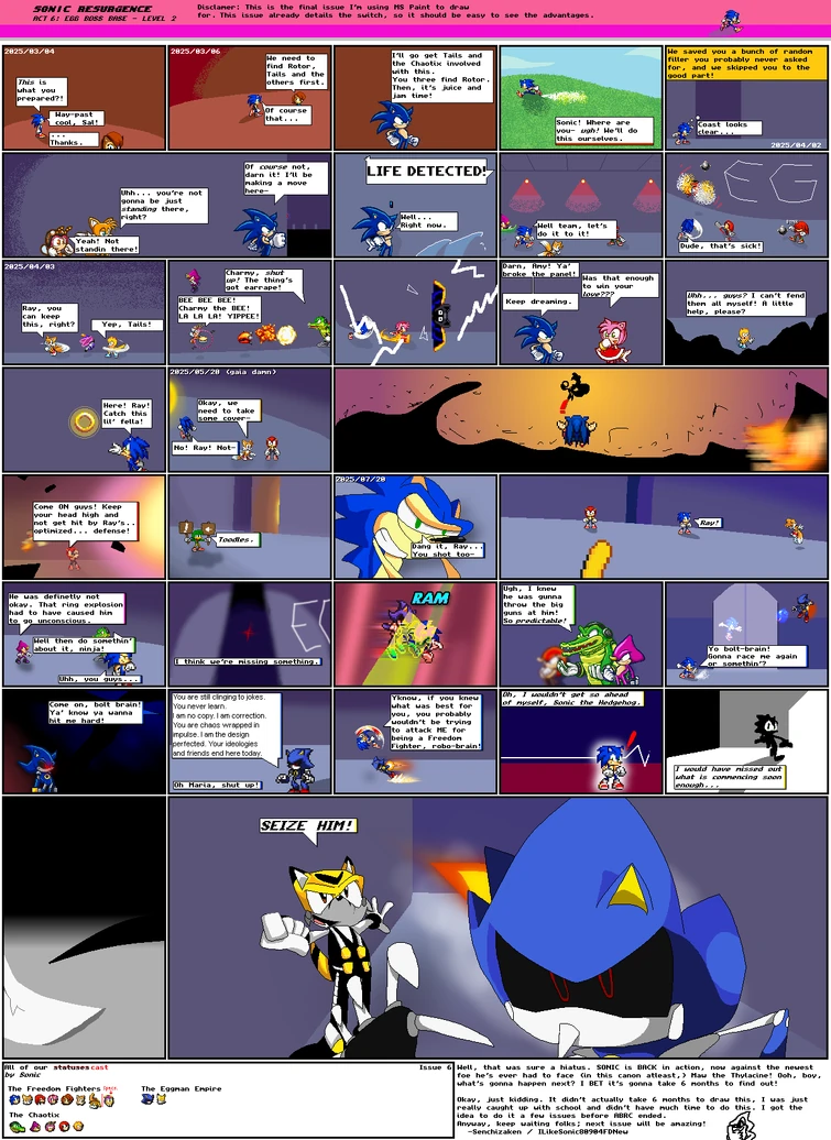 Sonic Resurgence: Act 6 -- Egg Boss Base - Level 2 | Fandom